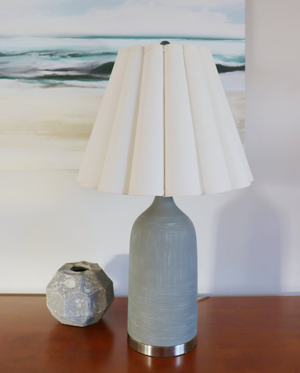 Large Fluted Shade 8x16x15 Lamps | Lampshade Shop – The Victoria ...